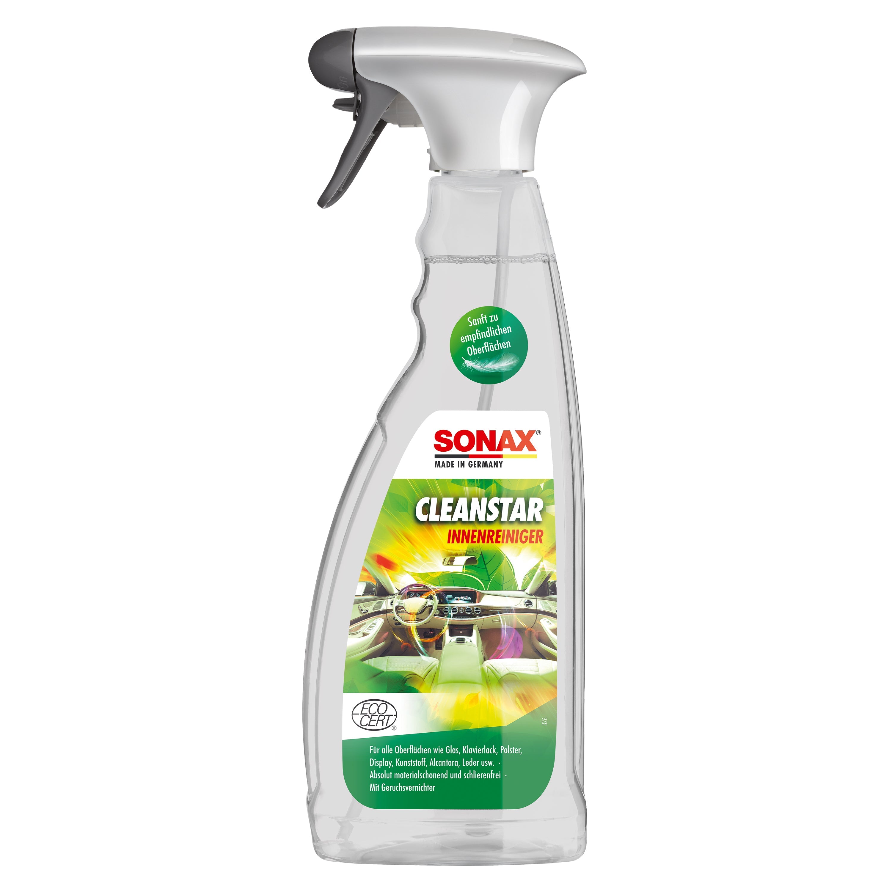 Sonax CleanStar Interior Cleaner for All Interior Surfaces 750ml Sonax Malaysia